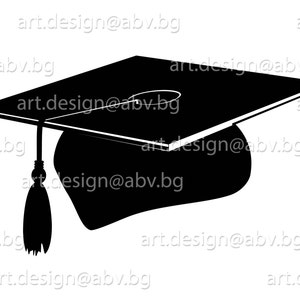Vector GRADUATION HAT, AI, Eps, Pdf, Svg, Dxf, Png, Jpg Download Files ...