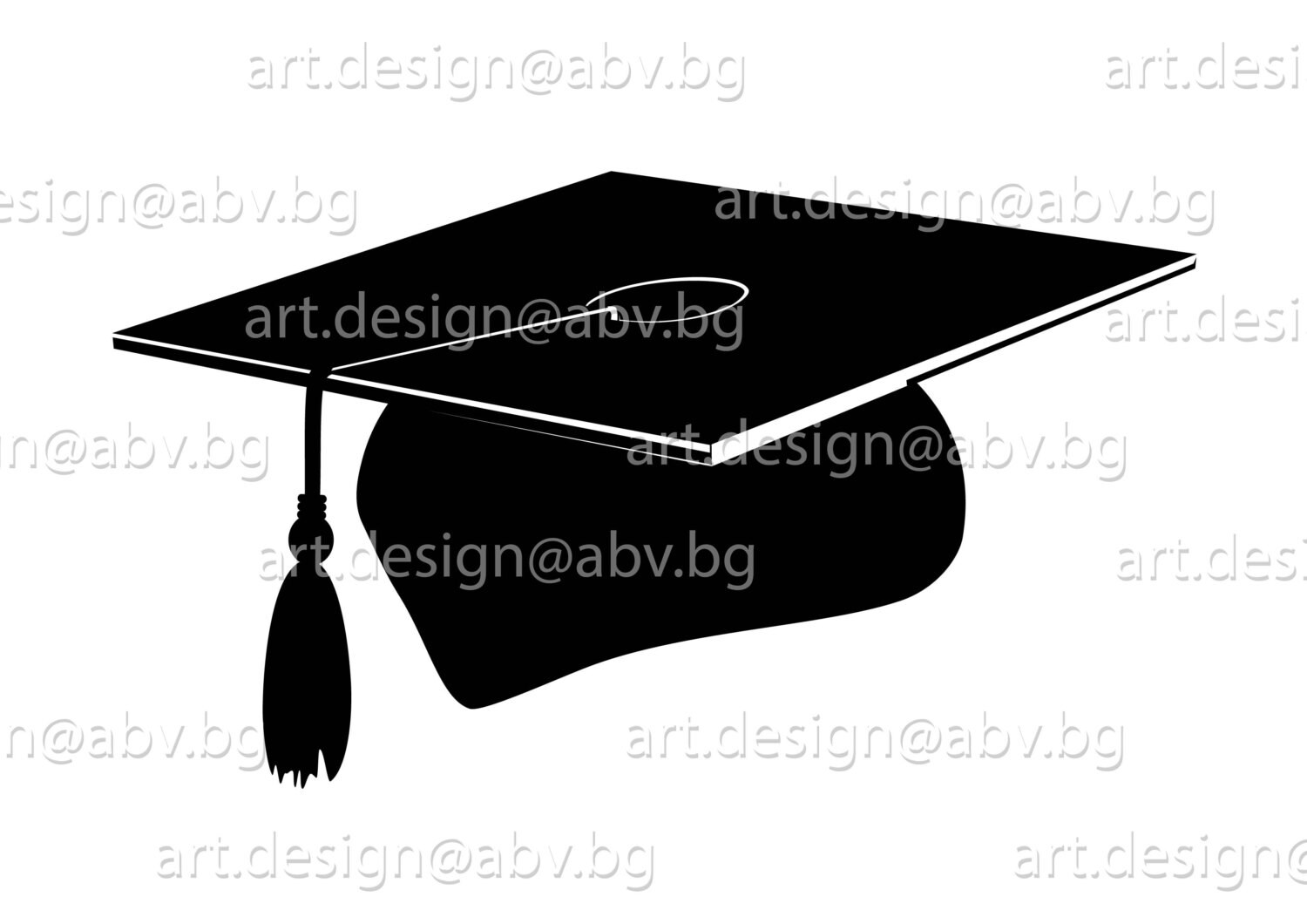 Vector GRADUATION HAT AI Eps Pdf Svg Dxf Png Jpg - Etsy