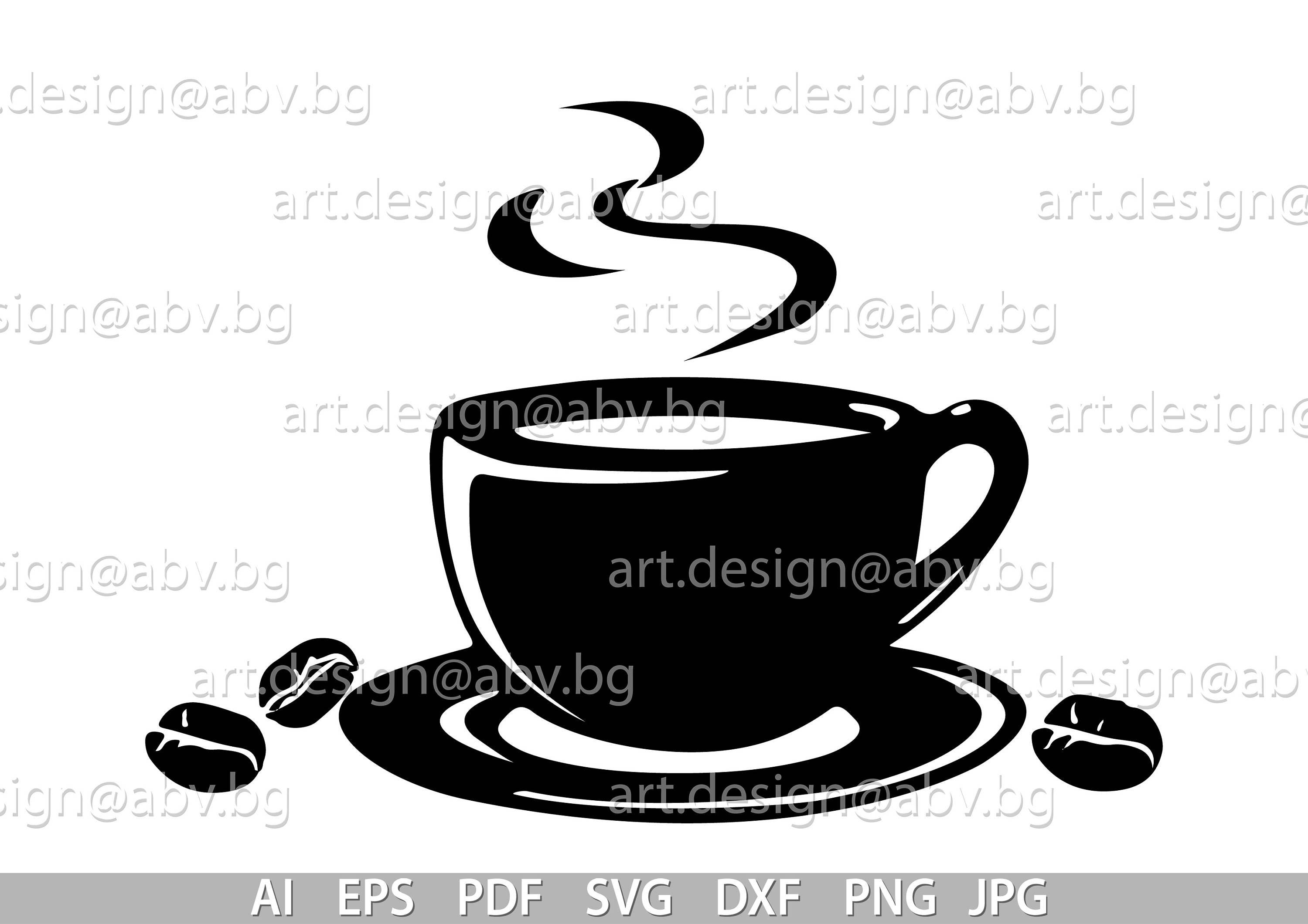 Coffee Cup Vector Graphic (digital Download) - Etsy