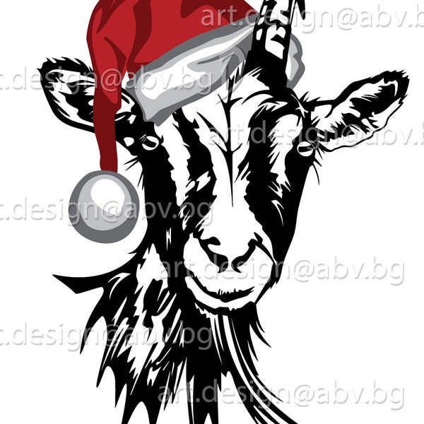 Goat Santa Hat - Etsy
