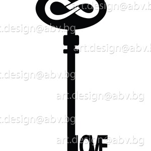 Vector KEY, Love, Infinity, AI, Eps, Pdf, Svg, Dxf, Png, Jpg Download ...