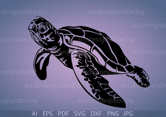 Vector TURTLE SVG Dxf Ai Eps Pdf Png Jpg Download - Etsy