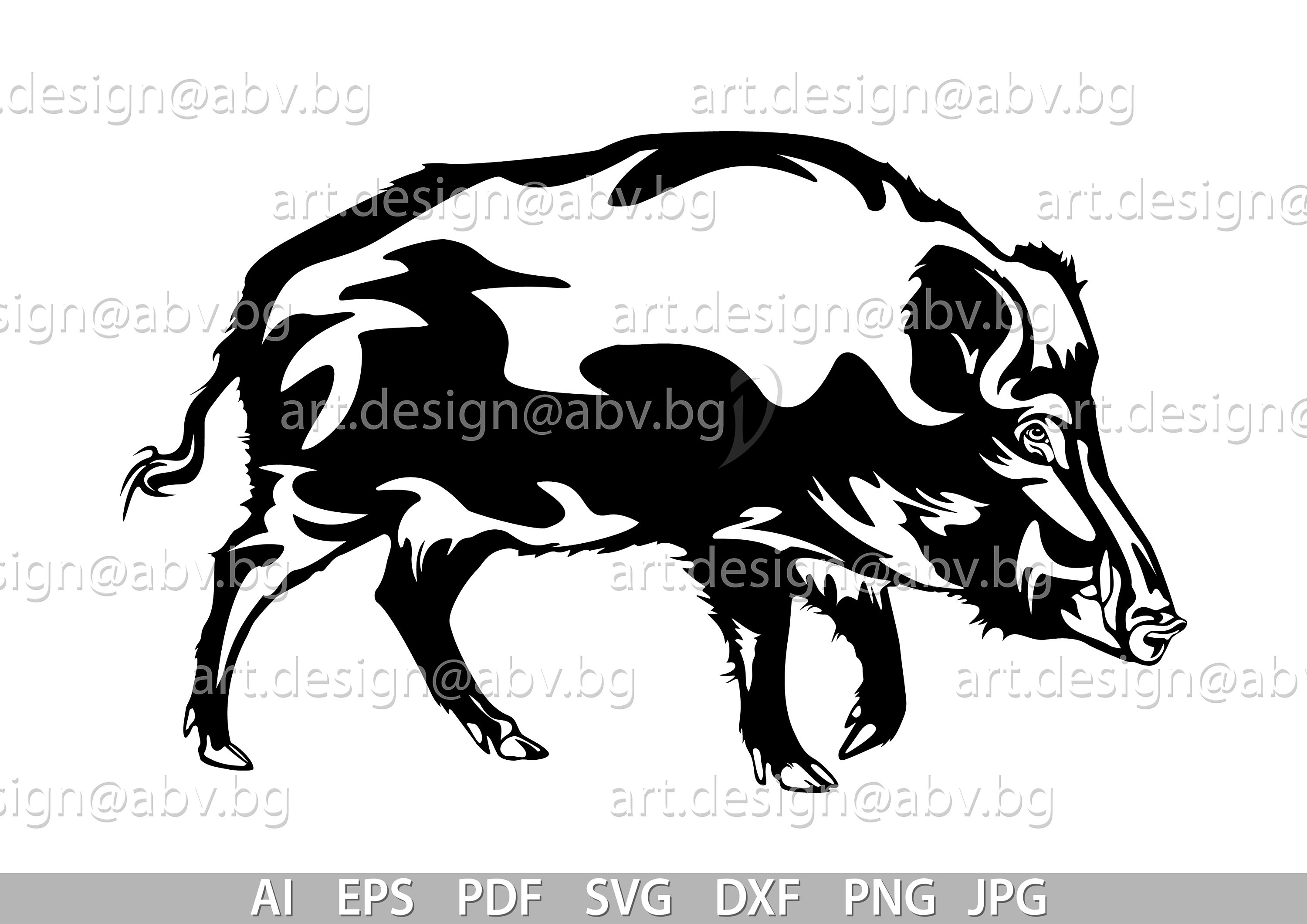Vektor WILDE SCHWEINCHEN, ai, png, eps, pdf, svg, dxf, jpg Download ...