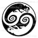 Vector YIN YANG Lizard AI Eps Pdf Svg Dxf Png Jpg - Etsy