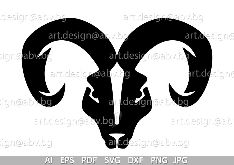 Vector ZODIAC ARIES AI Eps Pdf Png Svg Dxf Jpg - Etsy