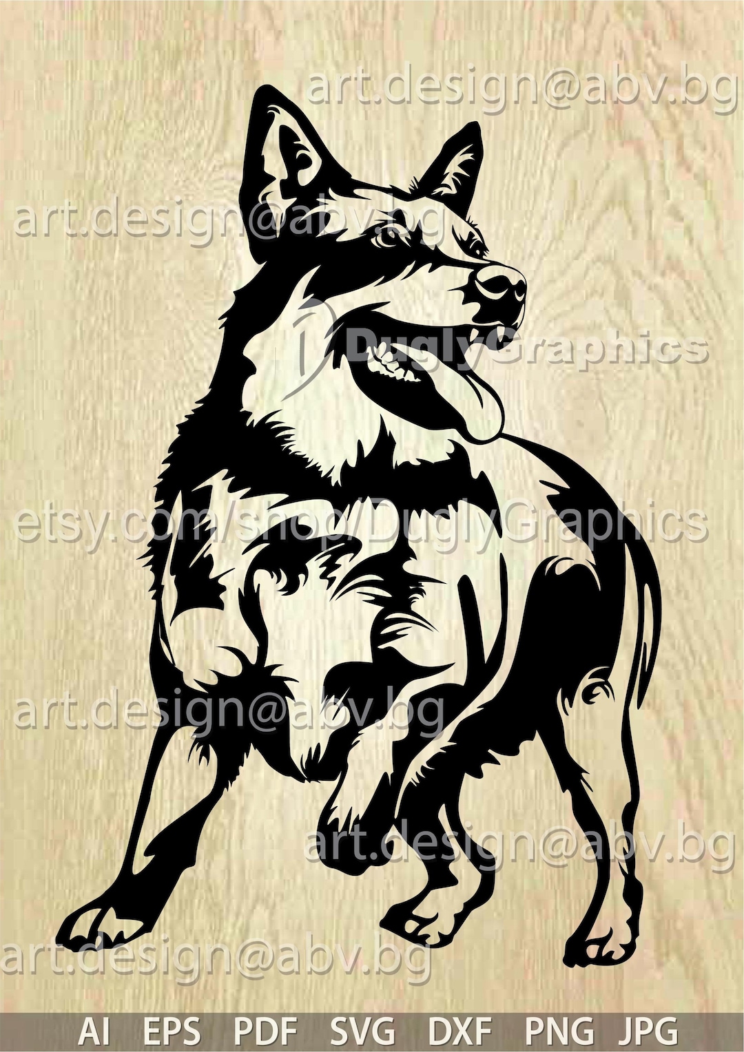 Vector DOG, Blue Heeler, AI, Png, Pdf, Eps, Svg, Dxf, Jpg Download ...