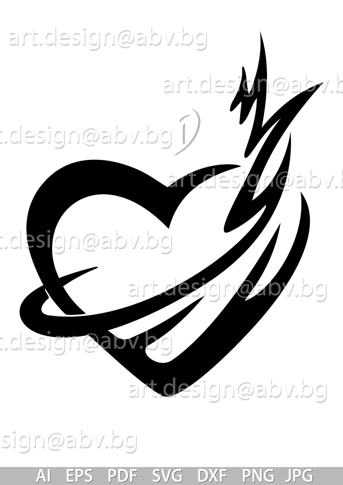 Vector HEART Fire AI Eps Pdf Svg Dxf Png Jpg Download - Etsy Canada