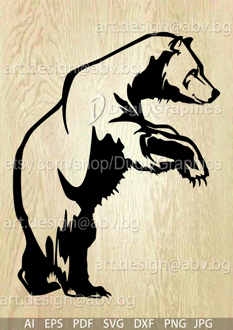 Vector OSO vertical, AI, eps, SVG, dxf, png, pdf, jpg Descargar, Imagen ...