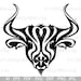 Vector BULL Head Ai Eps Pdf Svg Dxf Png Jpg Image - Etsy