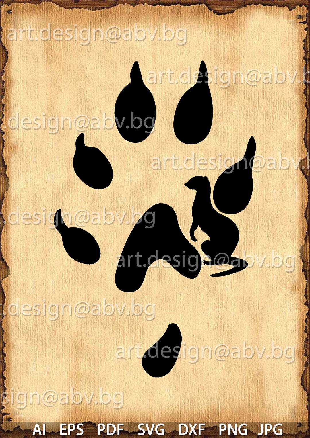 Vector STEP FERRET, AI, Eps, Pdf, Png, Svg, Dxf, Jpg Image Graphic ...