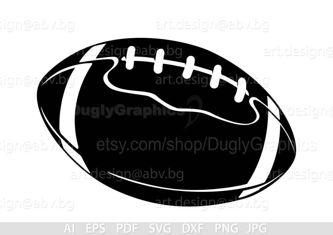 Vector FOOTBALL Download Ai Eps Pdf SVG DXF Png Jpg - Etsy