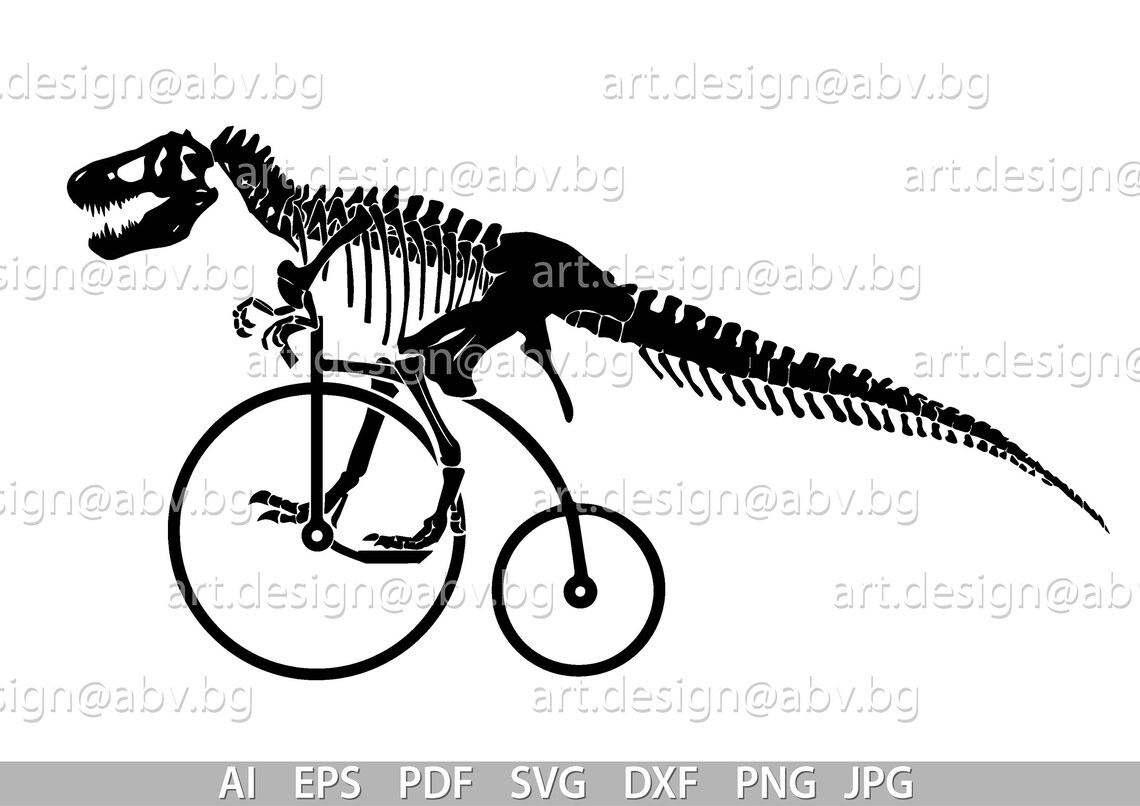 Vector T-REX SVG DXF Ai Eps Pdf Png Jpg Image Graphic | Etsy