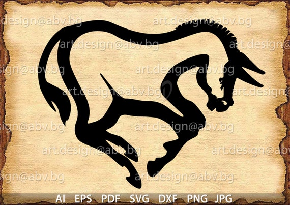 Vector DONKEY Heart SVG DXF Ai Eps Pdf Png Jpg | Etsy