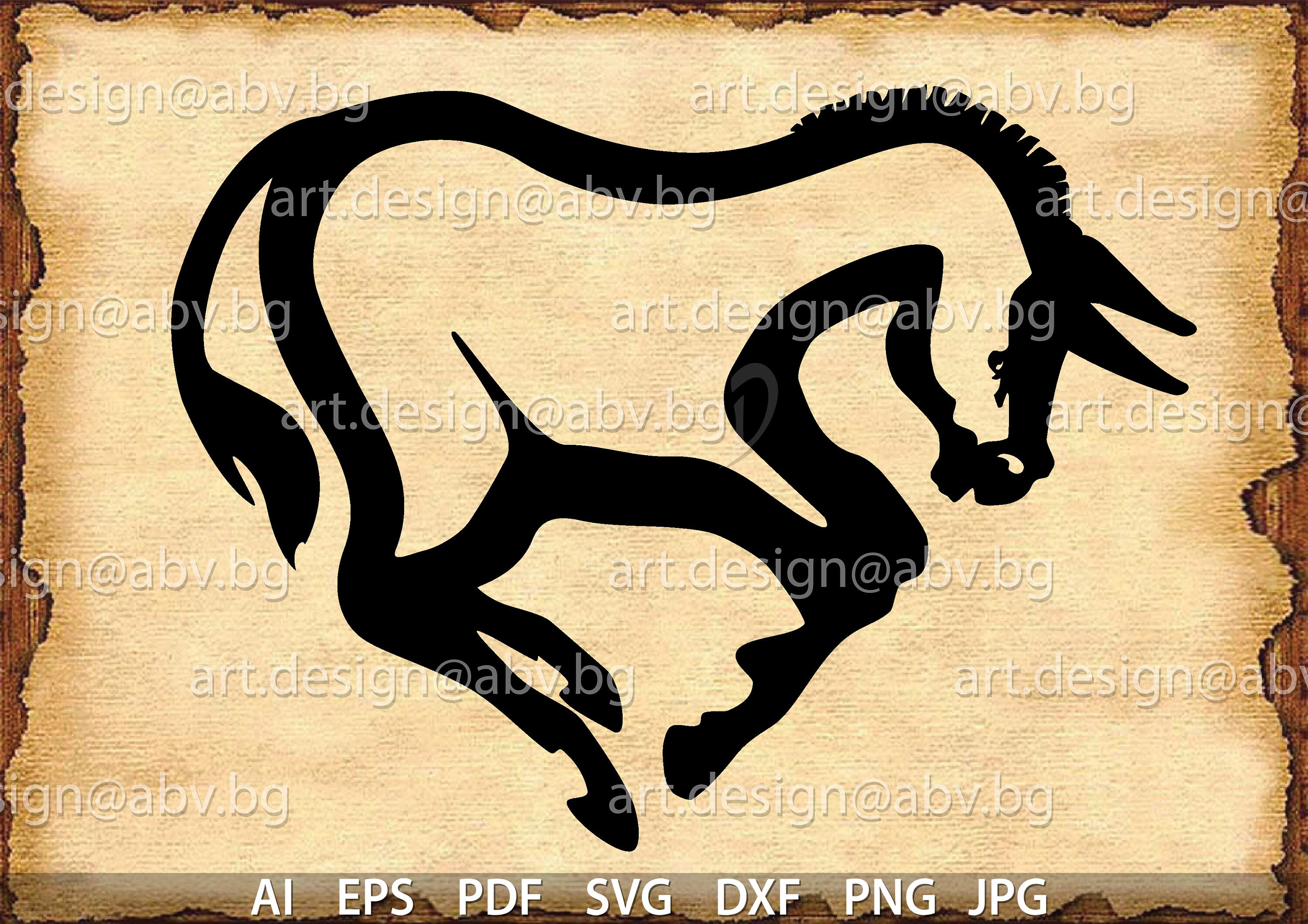 Vector DONKEY Heart SVG DXF Ai Eps Pdf Png Jpg - Etsy
