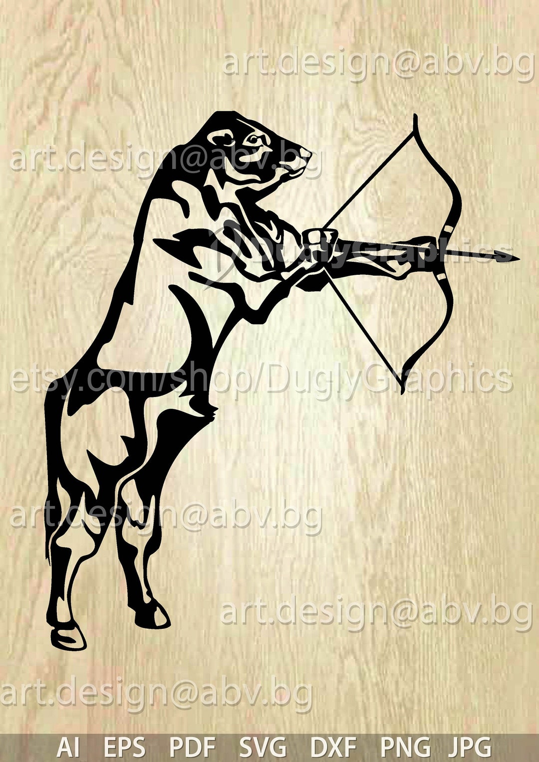 Vector BEEF COW, Bull Cow With Bow and Arrow, Ai, PNG, Eps, Pdf, Svg ...