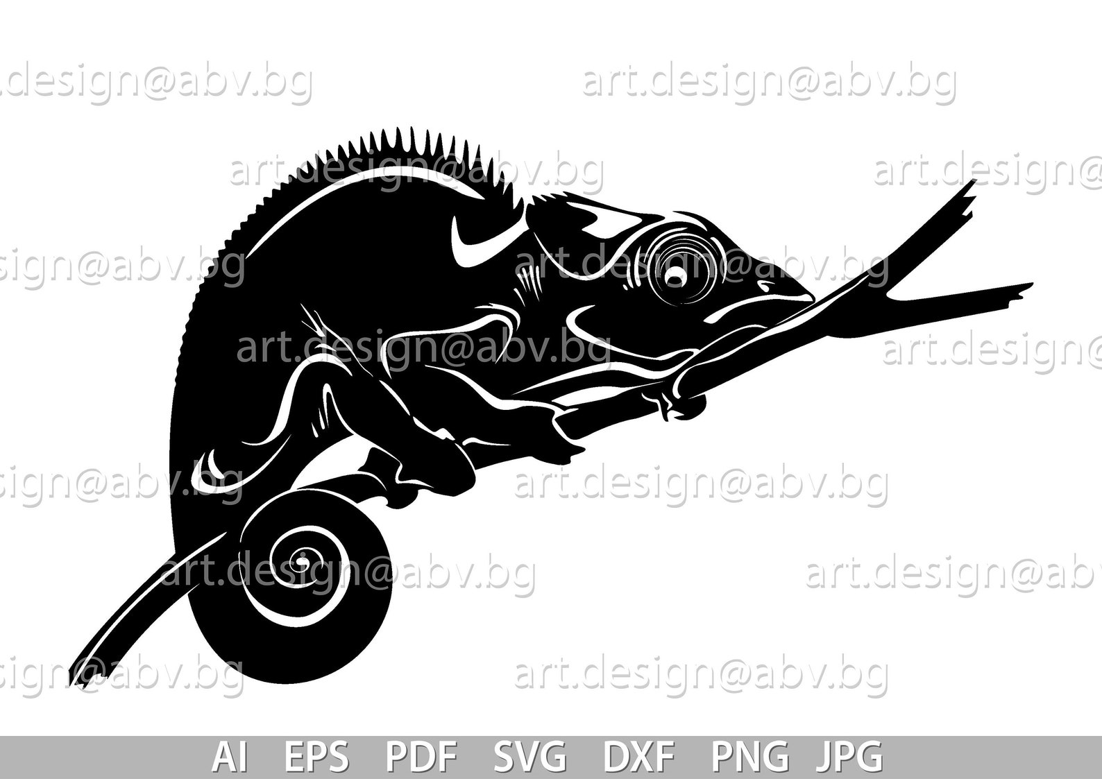 Chameleon Vector Image, Reptile Graphics (digital Download) - Etsy