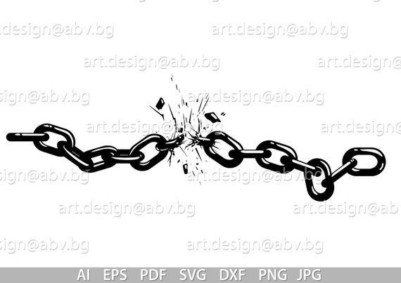 Breaking Chains Vector