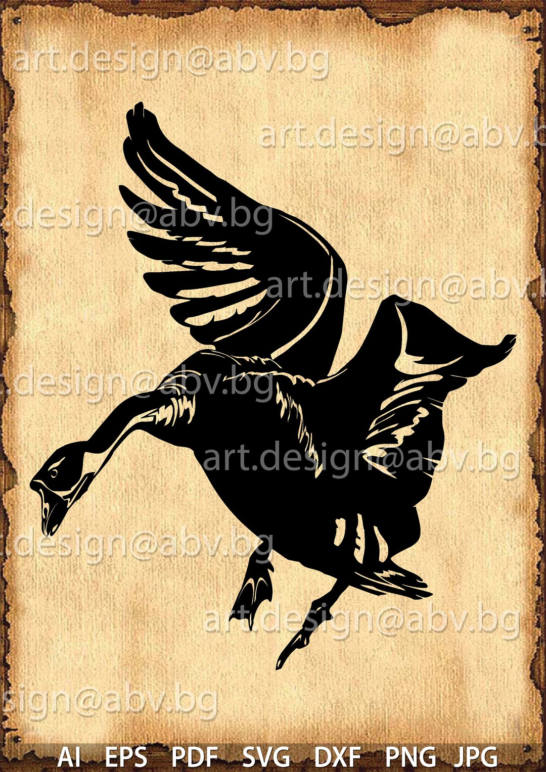 Vector GOOSE, AI, Eps, Pdf, Png, Svg, Dxf, Jpg Image Graphic Digital ...