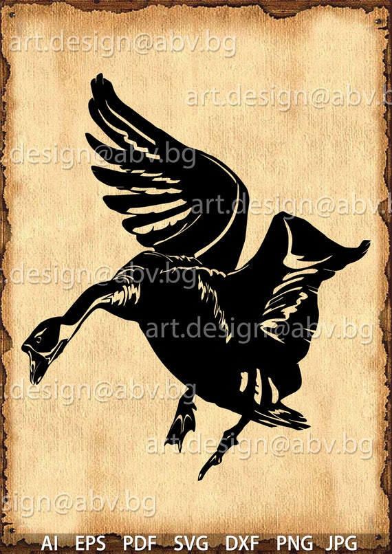Vector GOOSE AI Eps Pdf Png Svg Dxf Jpg Image Graphic | Etsy