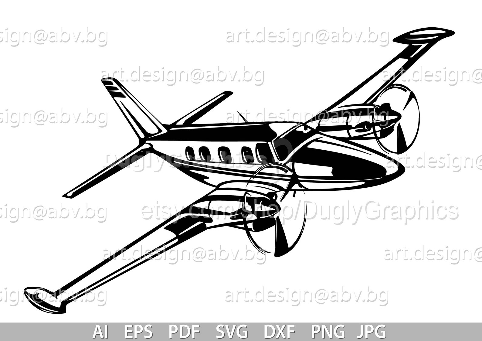 Vector AIRPLAN SVG Dxf AI Eps Pdf Png Jpg Download - Etsy