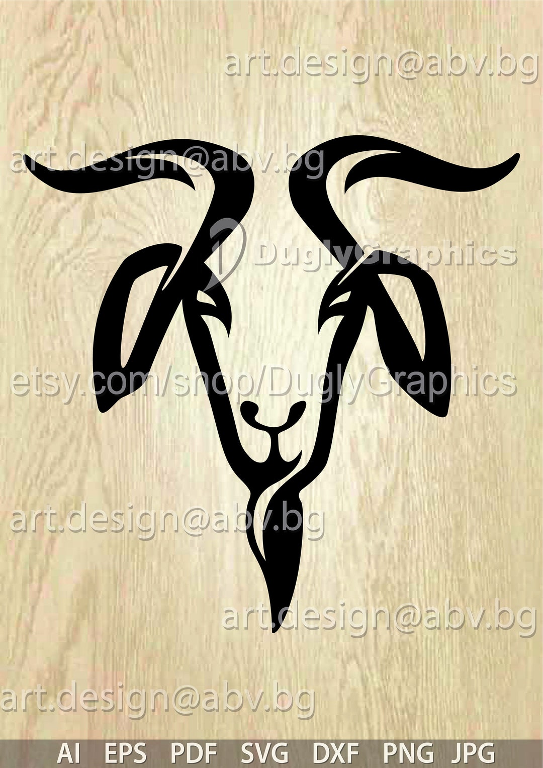 Vector GOAT Head, AI, Eps, Png, Pdf, Svg, Dxf, Jpg, Animal, Download ...