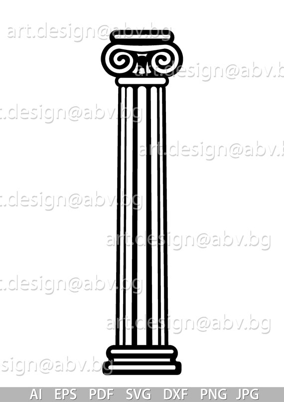 Roman Pillar Drawing