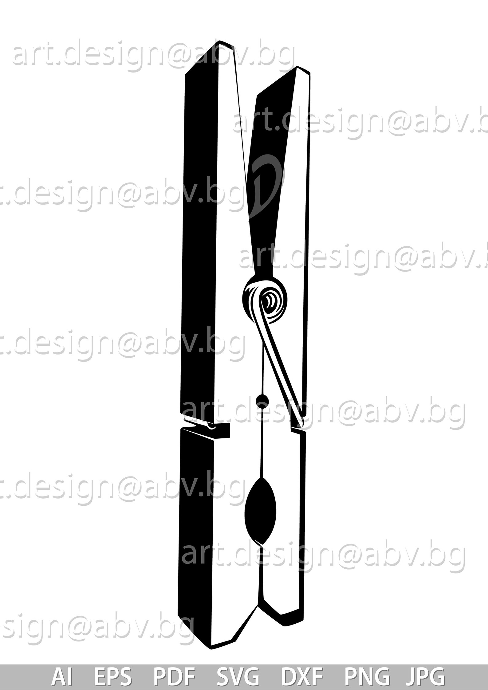 Clothes Pegs Vector Art (digital Download) - Etsy