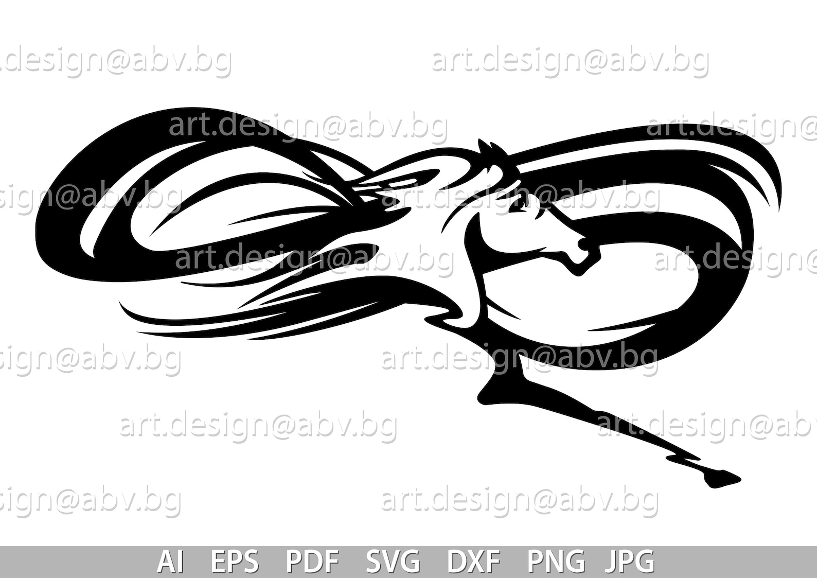 Vector HORSE, Infinity, SVG, DXF, Ai, Eps, Pdf, Png, Jpg Download ...