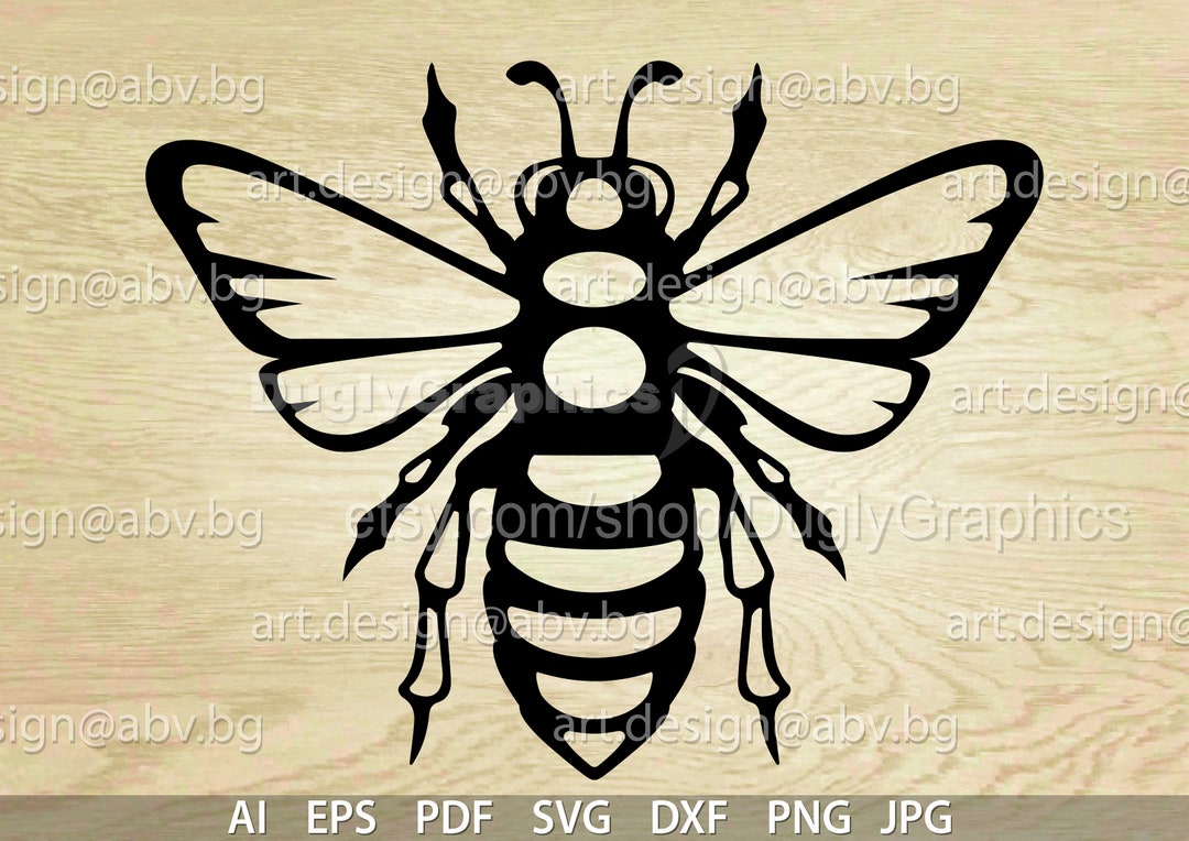 Vector BEE SVG, Ai, Eps, PNG, Pdf, Jpg Download, Digital Image ...