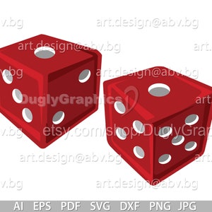 Vector DICE, 2 Variants, Ai, Eps, Pdf, SVG, Dxf, Png, Jpg Download ...