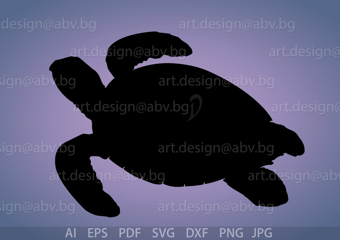 Vector TURTLE SVG Dxf Ai Eps Pdf Png Jpg Download | Etsy