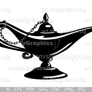 VECTOR OIL LAMP Ai Eps Pdf Svg Dxf Png Jpg Digital Image - Etsy