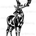 Vector FALLOW DEER Body, AI, Eps, Pdf, Svg, Dxf, Png, Jpg Download ...