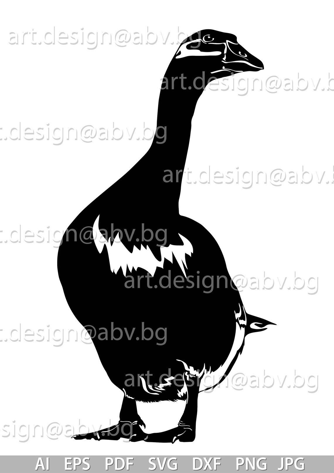 Vector GOOSE AI Eps Pdf Png Svg Dxf Jpg Image Graphic - Etsy
