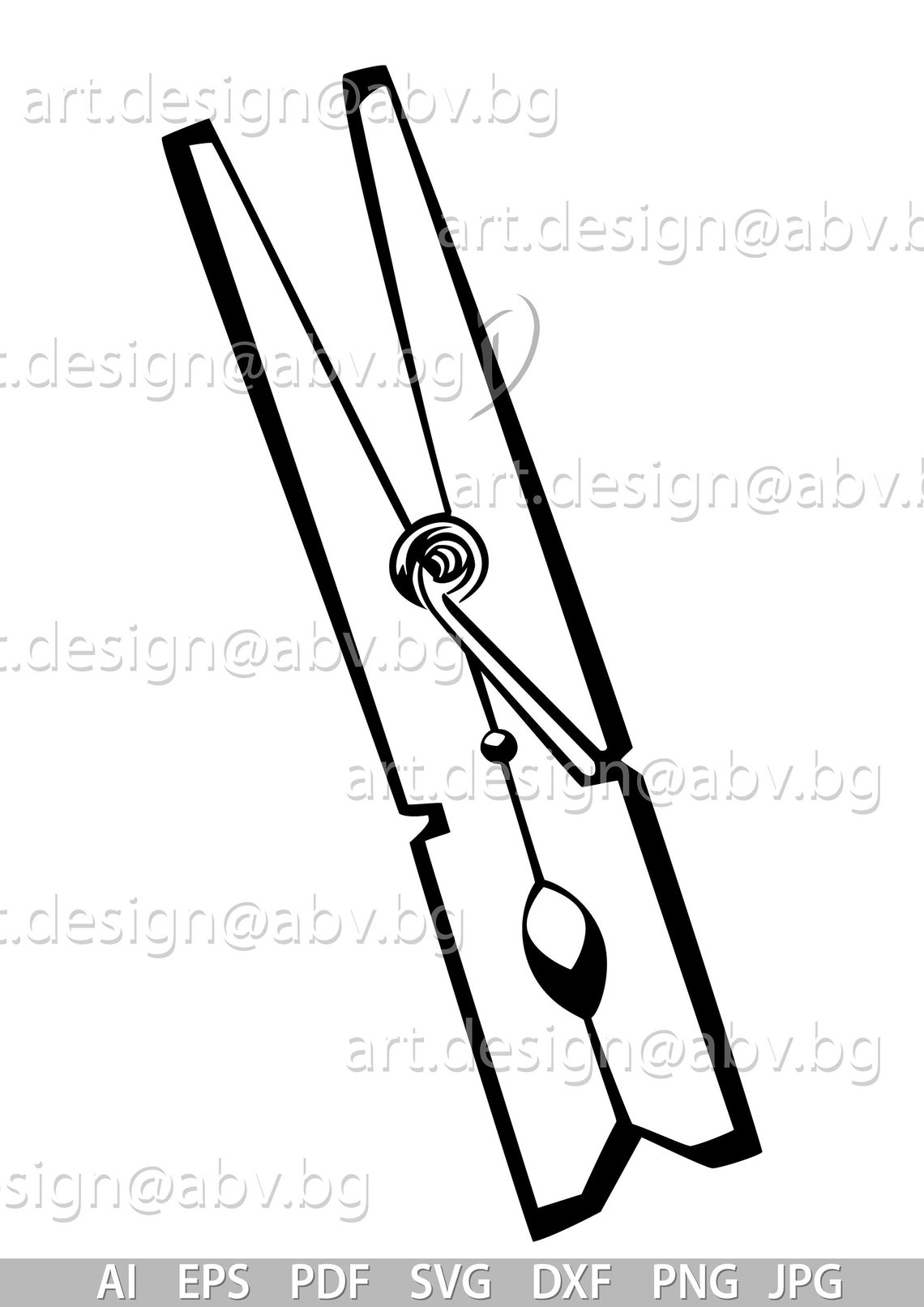 Clothes Pegs Vector Art (digital Download) - Etsy