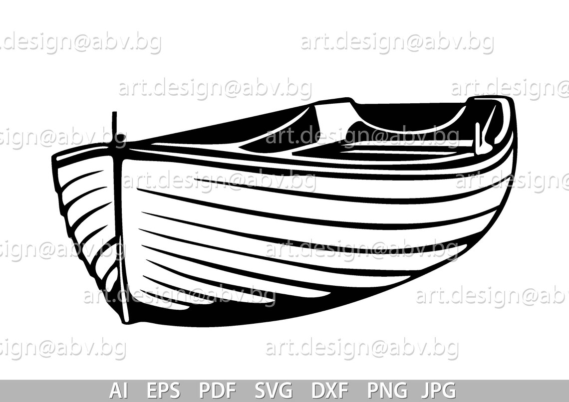 Vector BOAT Ai Eps Svg Dxf Pdf Png Jpg Download - Etsy Canada