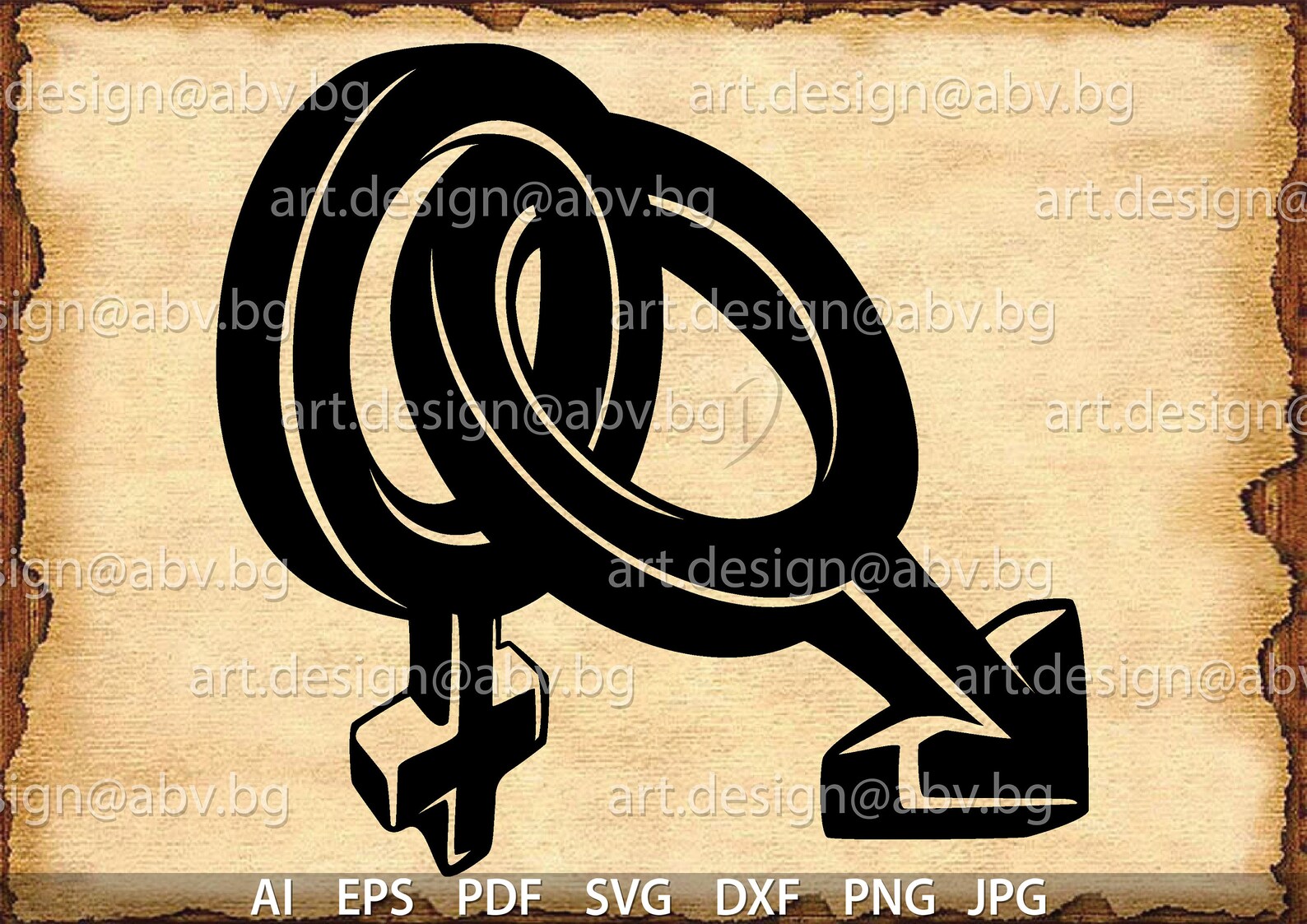 Vector MALE and FEMALE Signs AI Eps Pdf Svg Dxf Png Jpg | Etsy