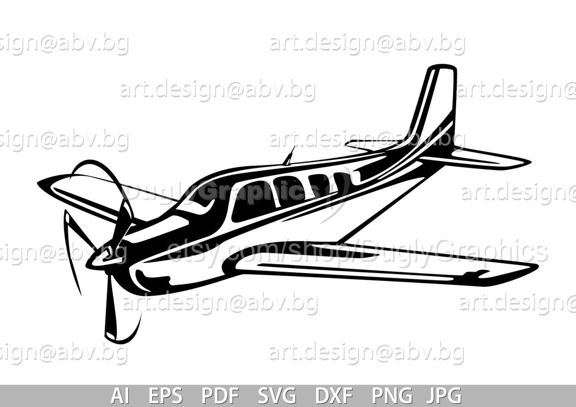 Vector AIRPLAN Image SVG, Dxf, AI, Eps, Pdf, Png, Jpg Download Plane ...
