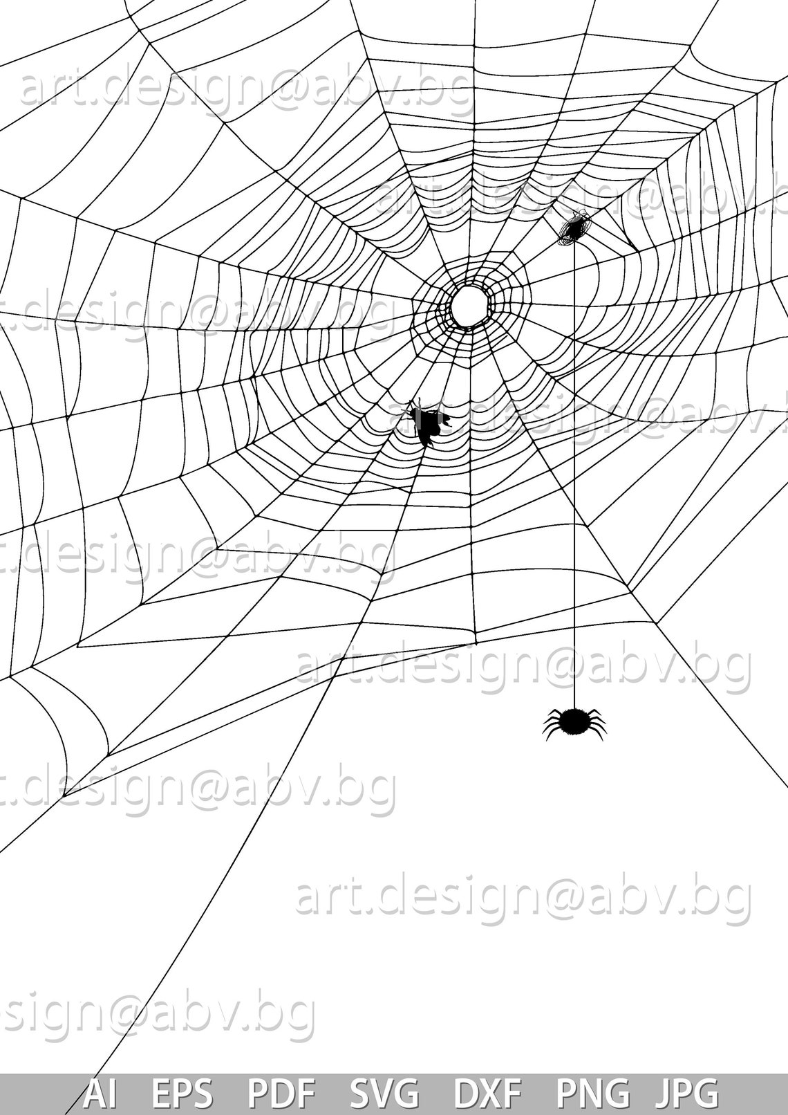 Vector COBWEB Spider Download Digital Image Graphical AI - Etsy