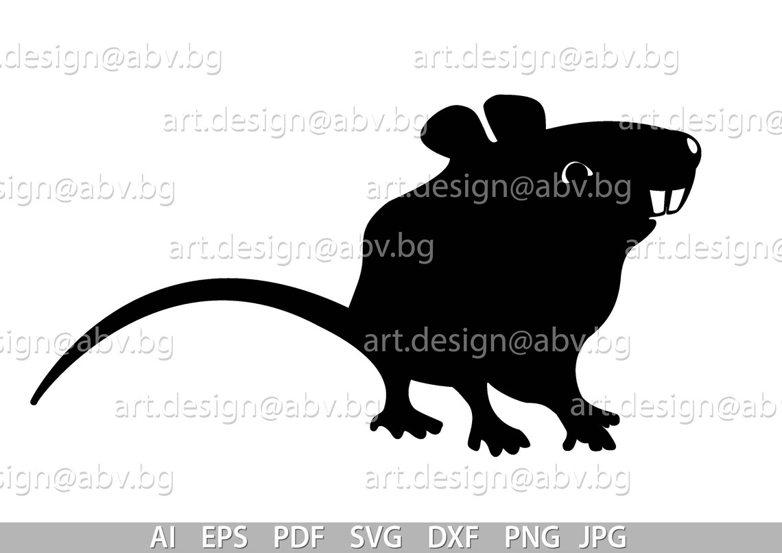 Vector MOUSE AI Eps Pdf Svg Dxf Png Jpg Download Files | Etsy