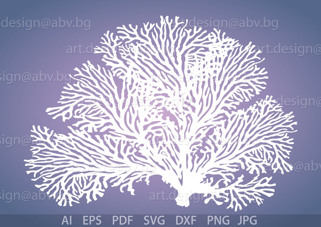 Vector CORAL, AI, Eps, Pdf, Svg, Dxf, Png, Jpg Image Graphic Digital ...