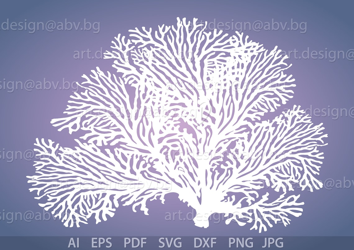 Vector CORAL AI Eps Pdf Svg Dxf Png Jpg Image Graphic | Etsy