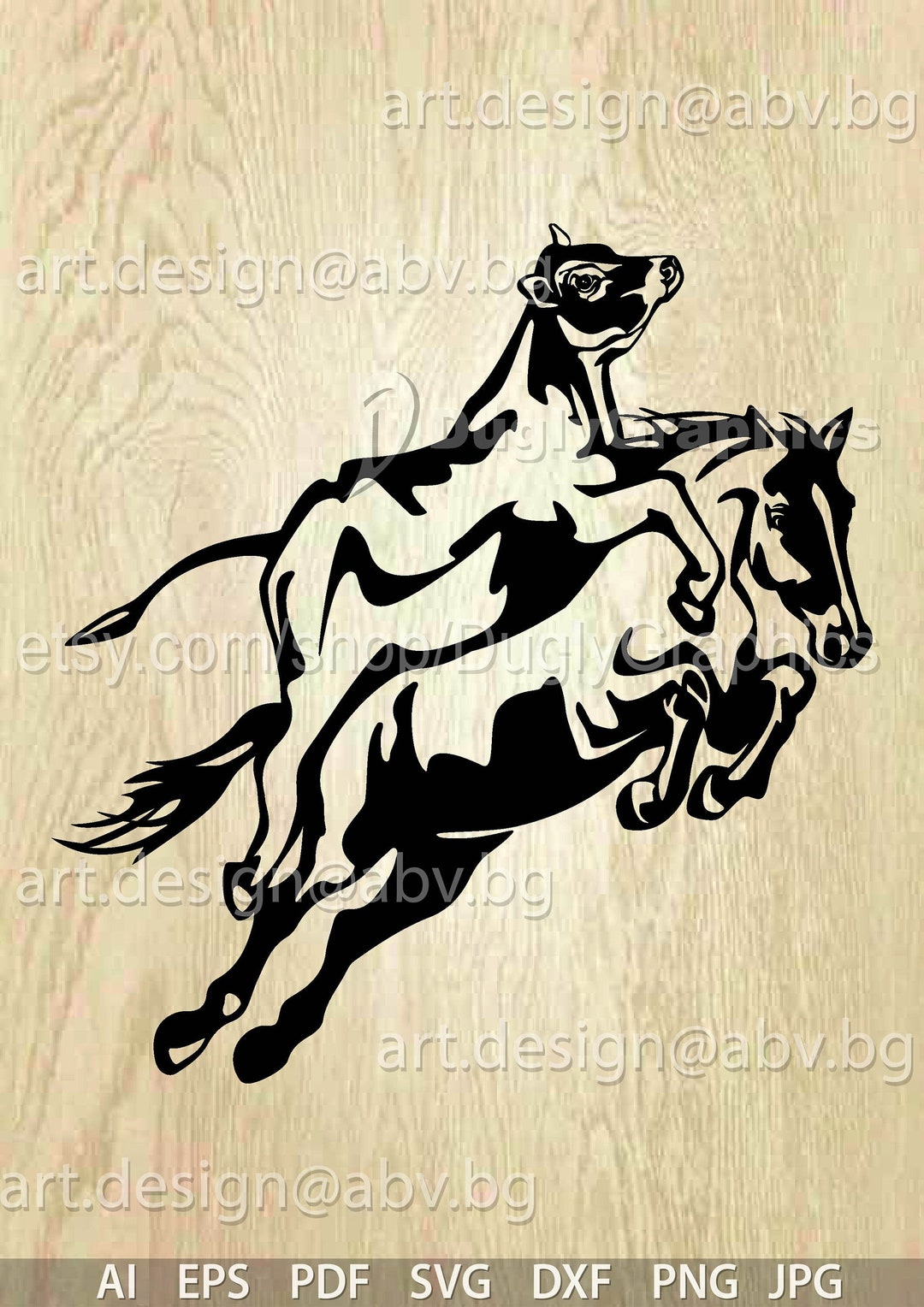 Vector COW RIDES HORSE, Calf, Ai, Png, Eps, Pdf, Svg, Dxf, Jpg, Svg Cow ...