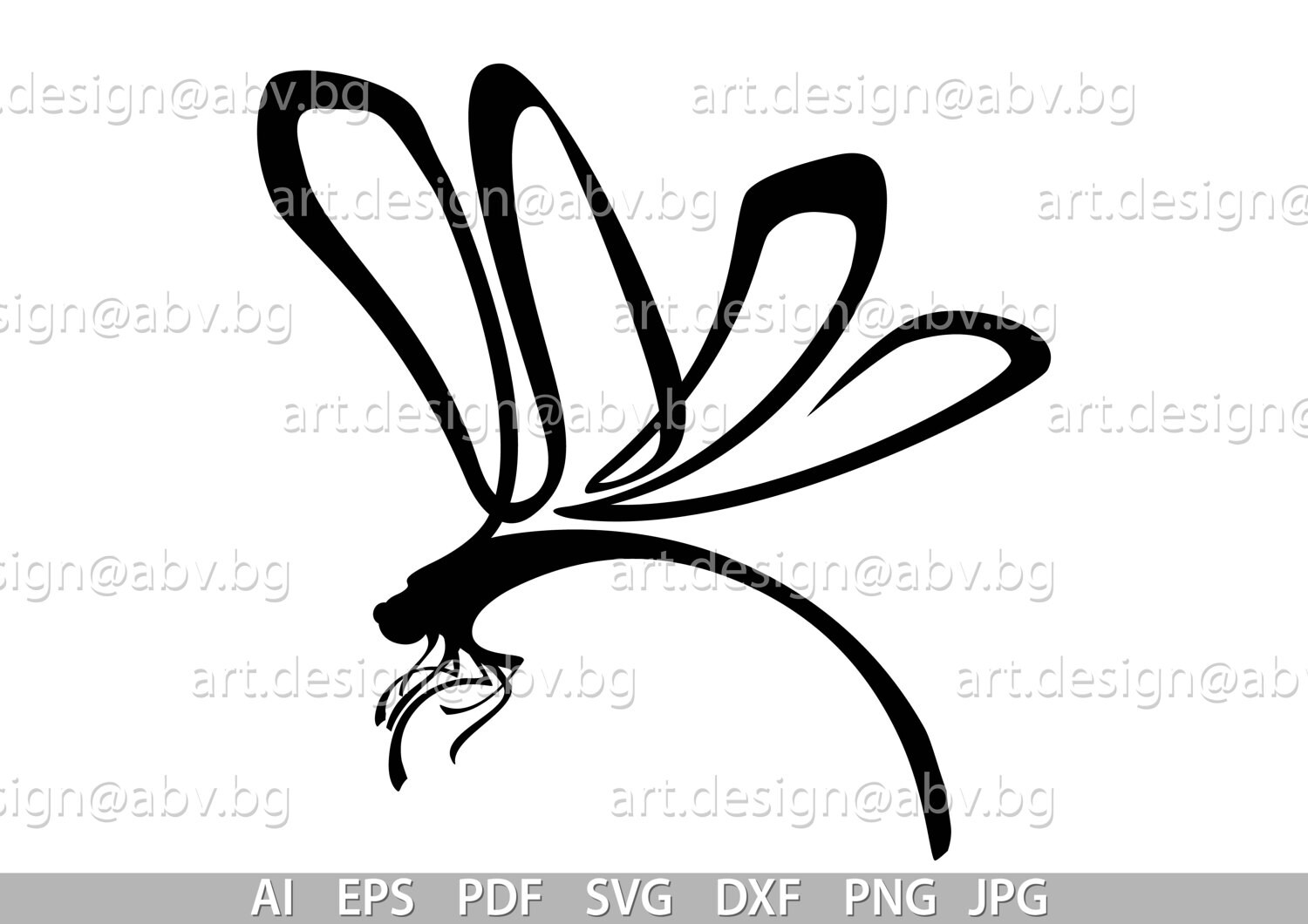 Vector DRAGONFLY AI PNG Eps Pdf Svg Dxf Jpg Download - Etsy Canada