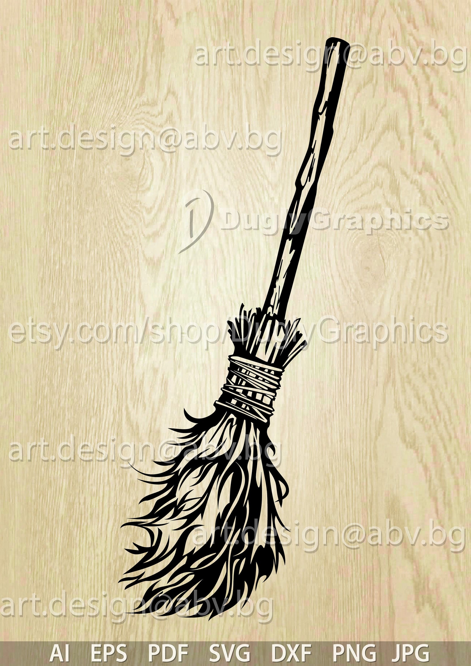 Vector BROOM Svg Ai Eps Pdf Dxf PNG Jpg Download Digital - Etsy