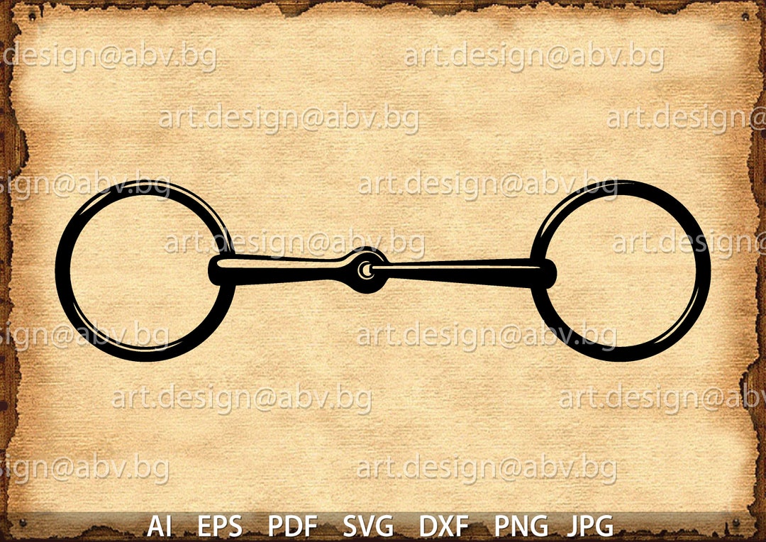 Vector SNAFFLE BIT, Horse, AI, Eps, Png, Pdf, Svg, Dxf, Jpg Download ...