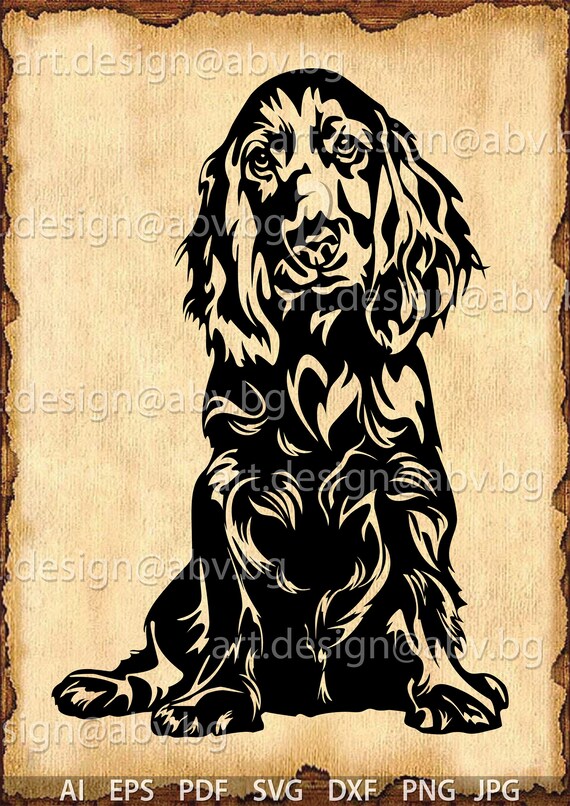 Vector COCKER SPANIEL Dog Pet Ai Eps SVG Dxf Pdf Png - Etsy UK
