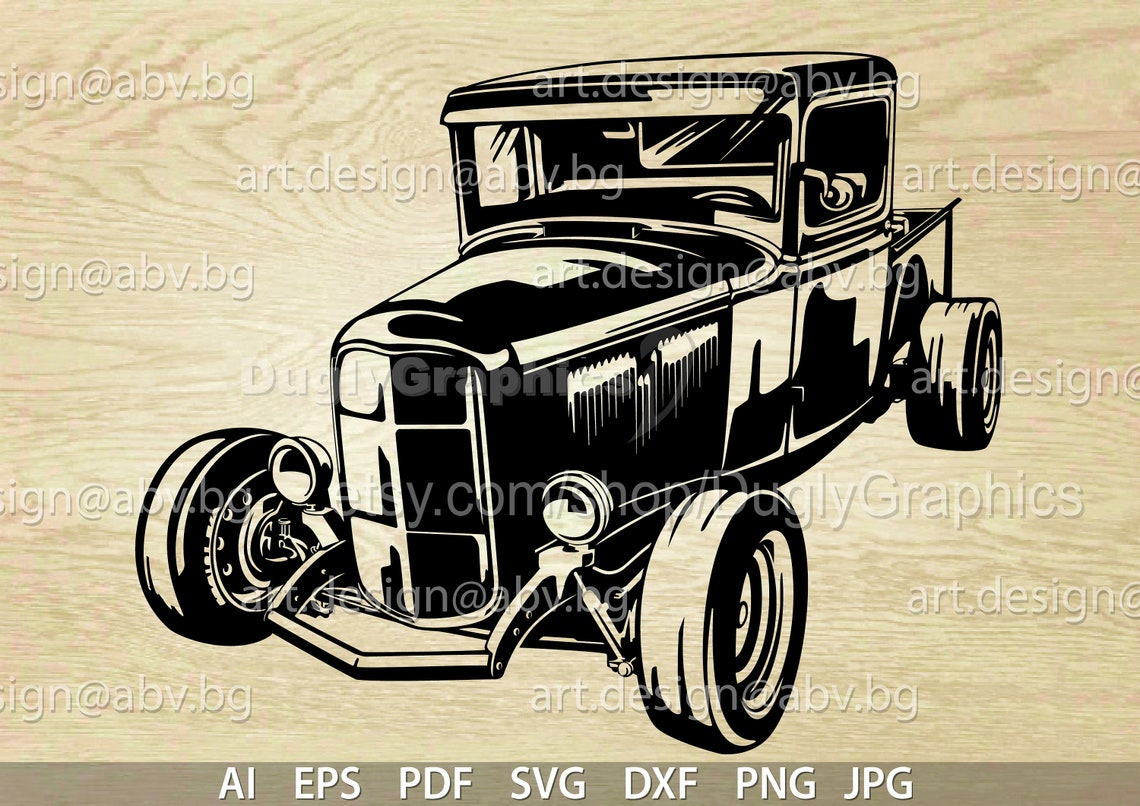 Vector TRUCK Engine Ai Eps Pdf PNG Svg Dxf Jpg - Etsy