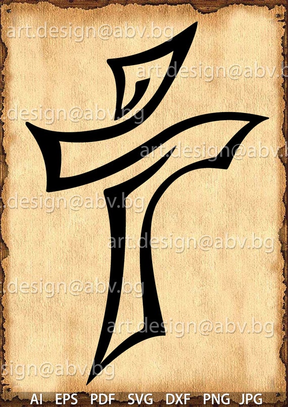 Vector CROSS Stylized SVG Dxf AI Png Pdf Eps Jpg | Etsy