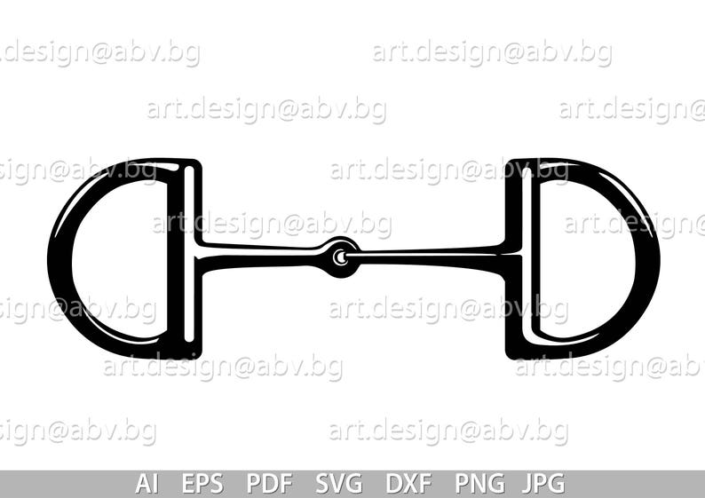 Vector SNAFFLE BIT Horse AI Eps Png Pdf Svg Dxf Jpg - Etsy